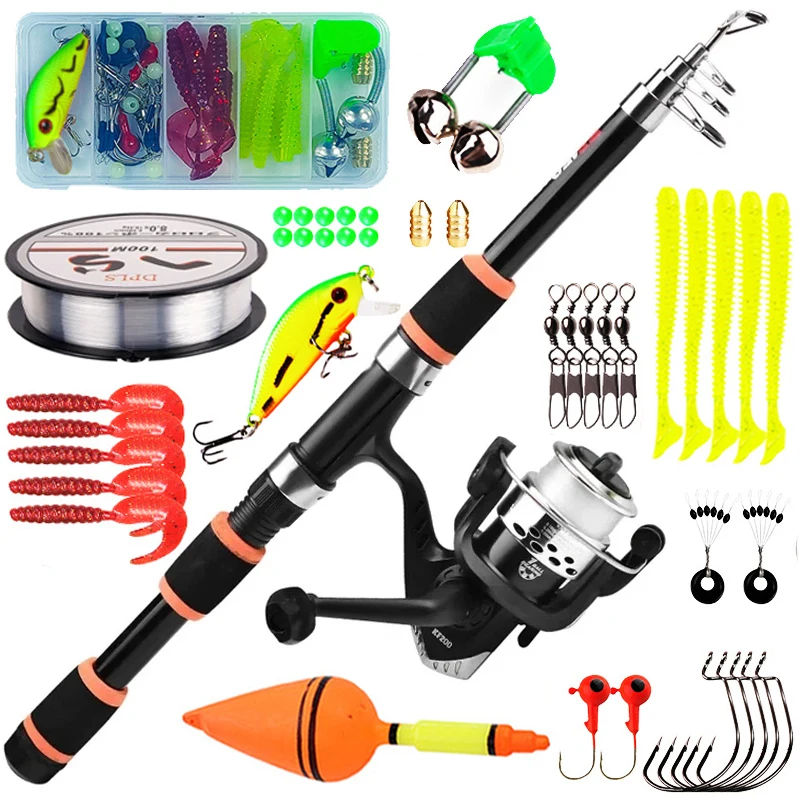 Kids-Fishing-Pole-Set-Full-Kits-with-Telescopic-Fishing-Rod-and ...