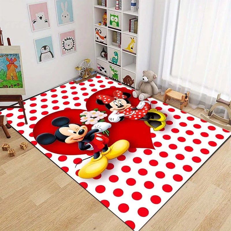 Disney-Minnie-Mickey-Mouse-Pattern-Rug-Carpets-for-Living-Room-Bedroom ...