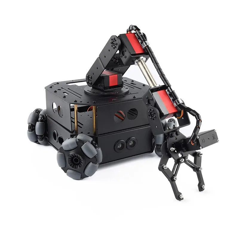 4wd Omni Wheel Robot Car Robotic Arm Chassis Wireless RC Programming ...