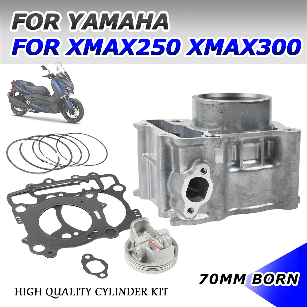 Motorcycle-Cylinder-Kit-Piston-Ring-Gasket-Set-Block-70MM-Bore-For ...