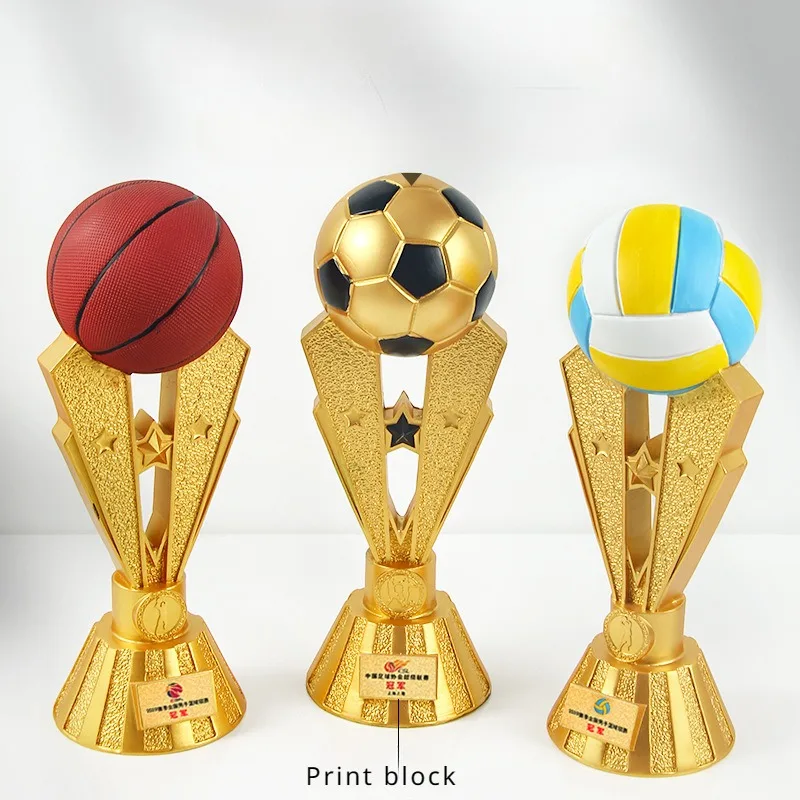 New-Resin-Sports-Trophies-V-shaped-Basketball-Football-Volleyball ...