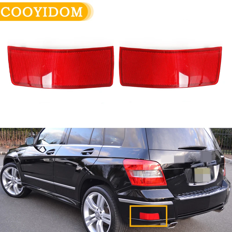 Rear Bumper Reflector Light Trim Warning Lamp For Mercedes Benz GLK ...