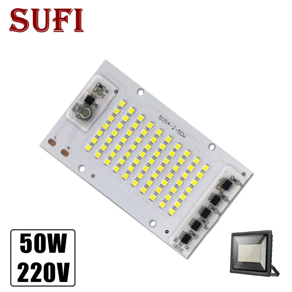 20W-30W-50W-100W-High-Power-COB-LED-Bulbs-Chip-Lamp-Integrated-Smart-IC ...