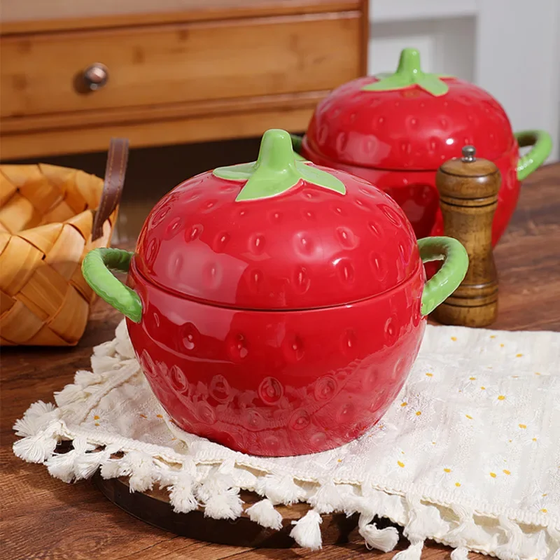 Strawberry-Ceramic-Cooking-Pots-Large-Capacity-High-Temperature ...