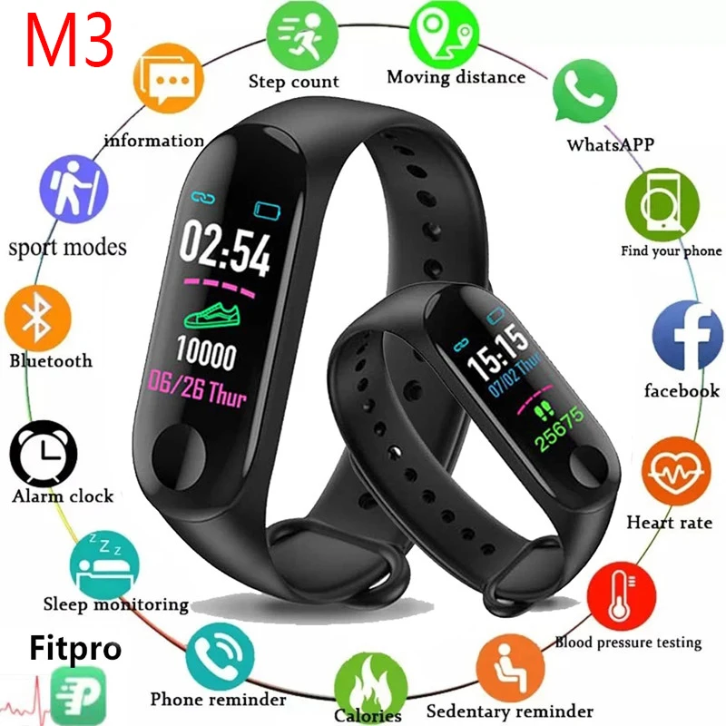 M3-Smart-Watch-Men-Women-Fitness-Sports-Smart-Band-Version-Bluetooth ...