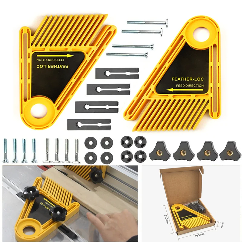 Double-Feather-Loc-Board-Featherboard-Router-Table-Block-Table-Saw-Push ...