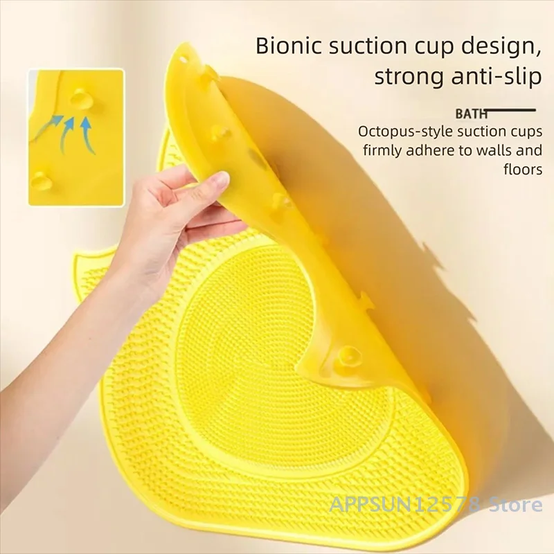 New non-slip decontamination dead skin massage brush Silicone foot ...