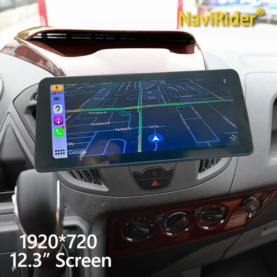 12-3inch-2din-Car-Radio-Android-Screen-Carplay-For-Ford-Transit-Custom ...