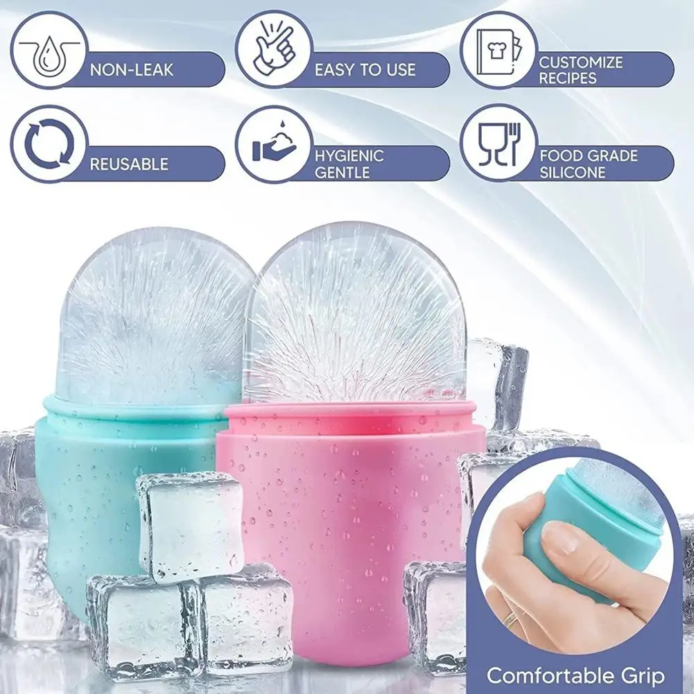 Silicone Ice Roller Mold For Face, Frozen Facial Massager, Skin Care ...
