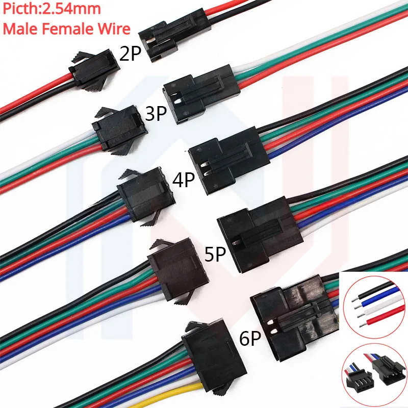 5Pair-10Pcs-SM-JST-2-54mm-LED-Connector-Cable-2P-6-Pin-Plug-Socket-Male-Female.jpg