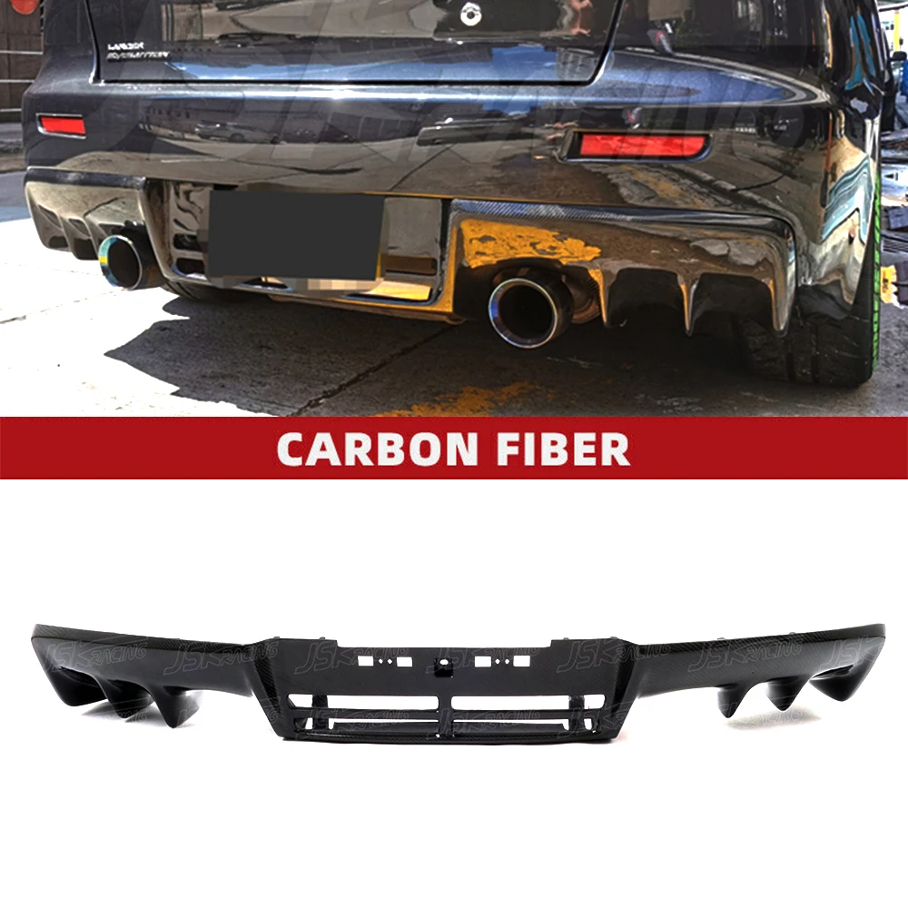 Difusor-trasero-de-fibra-de-carbono-para-Mitsubishi-Lancer-Evolution ...