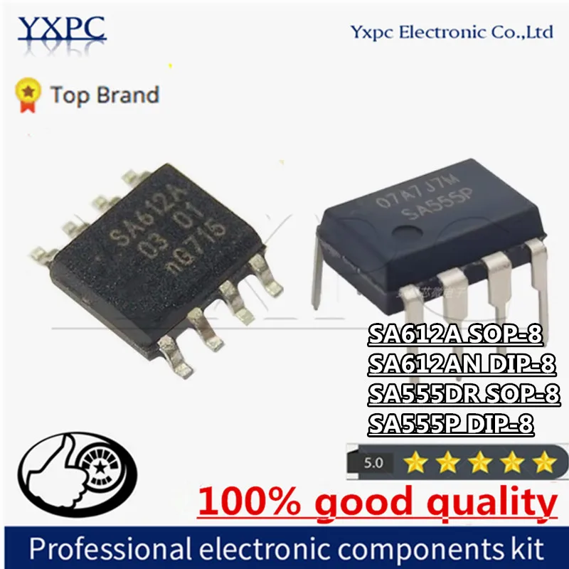 5pcs-SA612A-SOP-8-SA612-SOP8-SA612AD-SOP-SA612AN-DIP-SA555N-SA555P-DIP ...