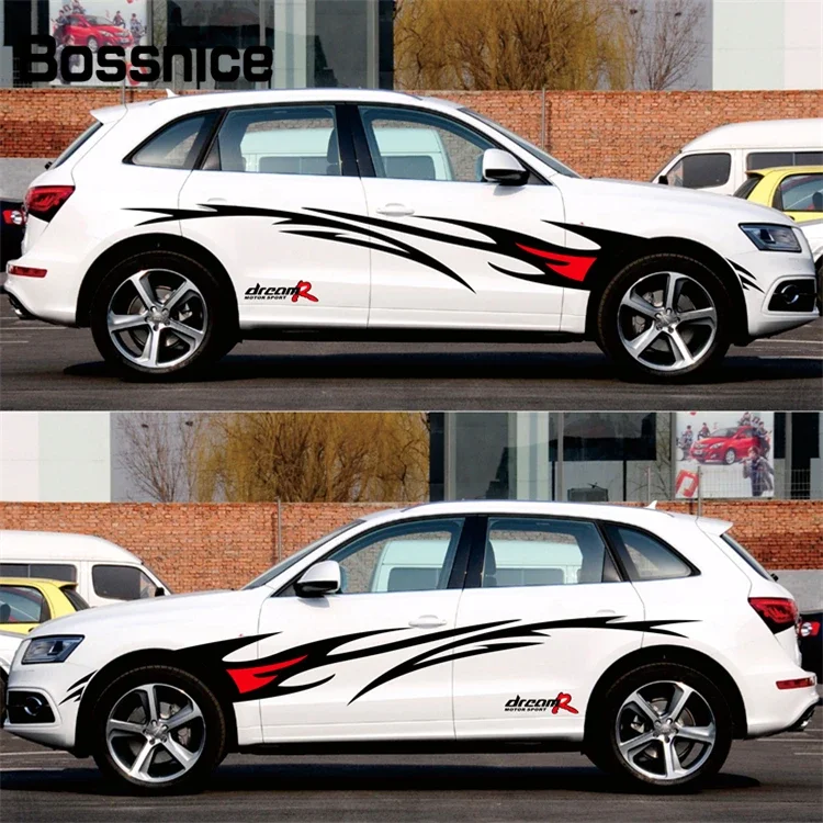 Bossnice Car Styling Flame Graphics Design Car Sticker For Whole Auto Body Vinyl Sticker Waterproof Car Decoration Universal AliExpress