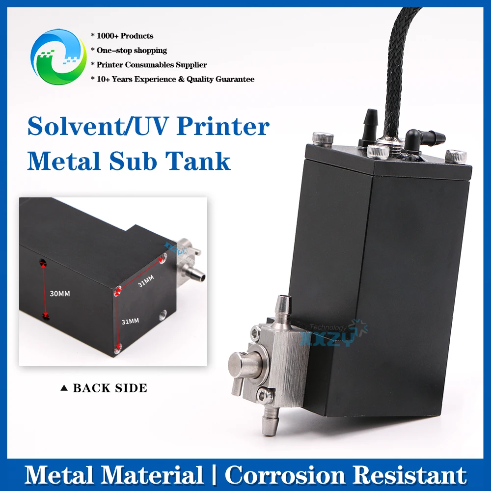 UV Flatbed Machine Inkjet Printer Metal Sub Tank for Solvent Printer ...
