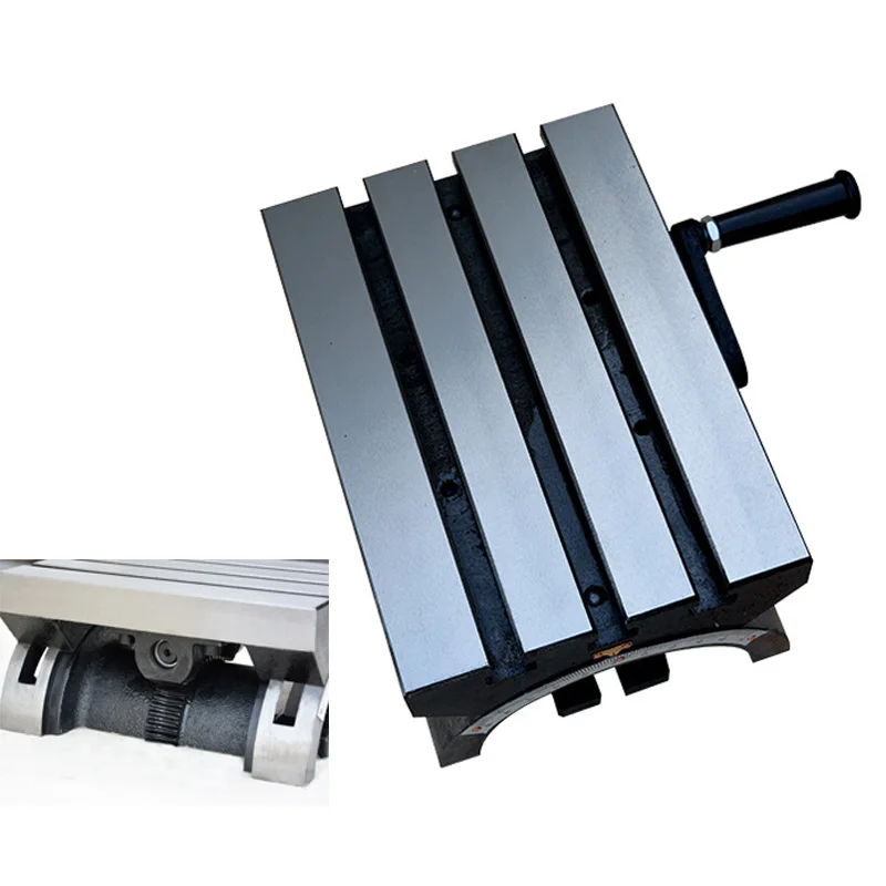 7 inch Tilting Milling Table With Crank Handle Heavy Duty Grinding ...