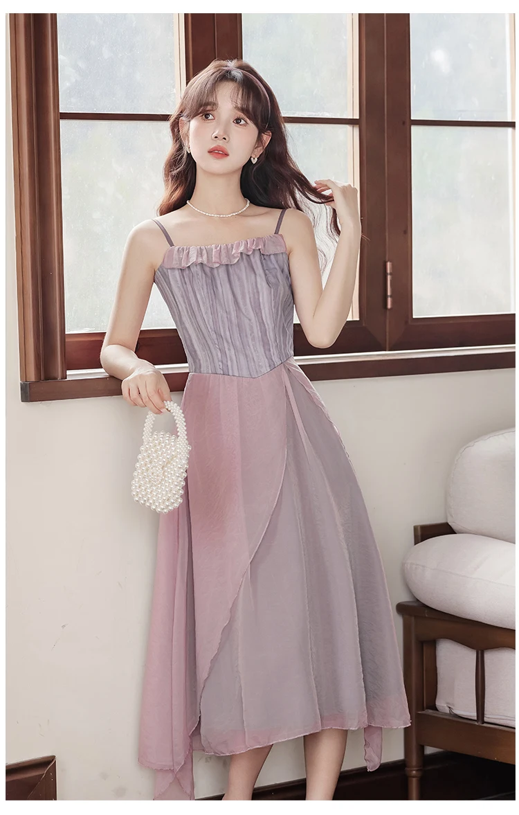 New-Chinese-Vintage-Style-Women-s-Spaghetti-Strap-Purple-Dress ...