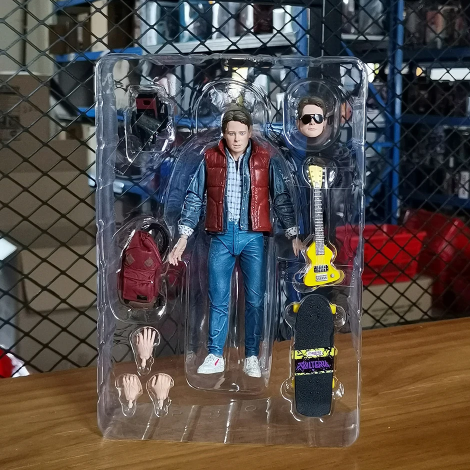 NECA-Back-to-the-Future-Marty-McFly-Doc-Brown-Biff-Tannen-Action-Figure ...