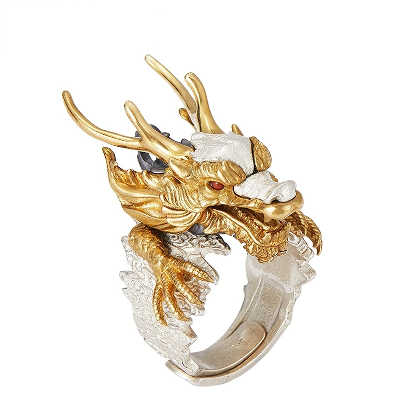 Ring-Real-S999-Sterling-Silver-Original-Design-Dragon-Claw-Jewelry-Men ...