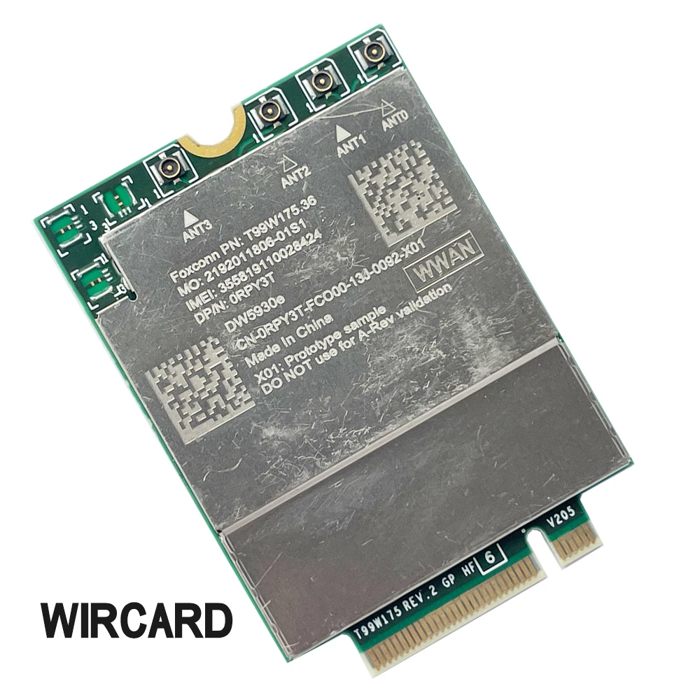 DW5930e T99W175 X55 5G Module DP/N 0RPY3T для ноутбука Dell Latitude ...