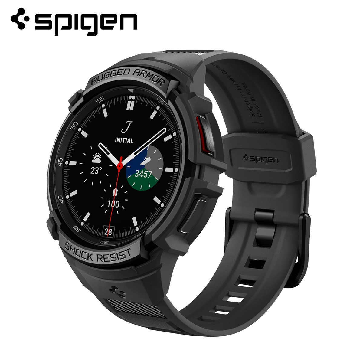Spigen-Rugged-Armor-Pro-para-Samsung-Galaxy-Watch-6-Classic-Capa-com ...