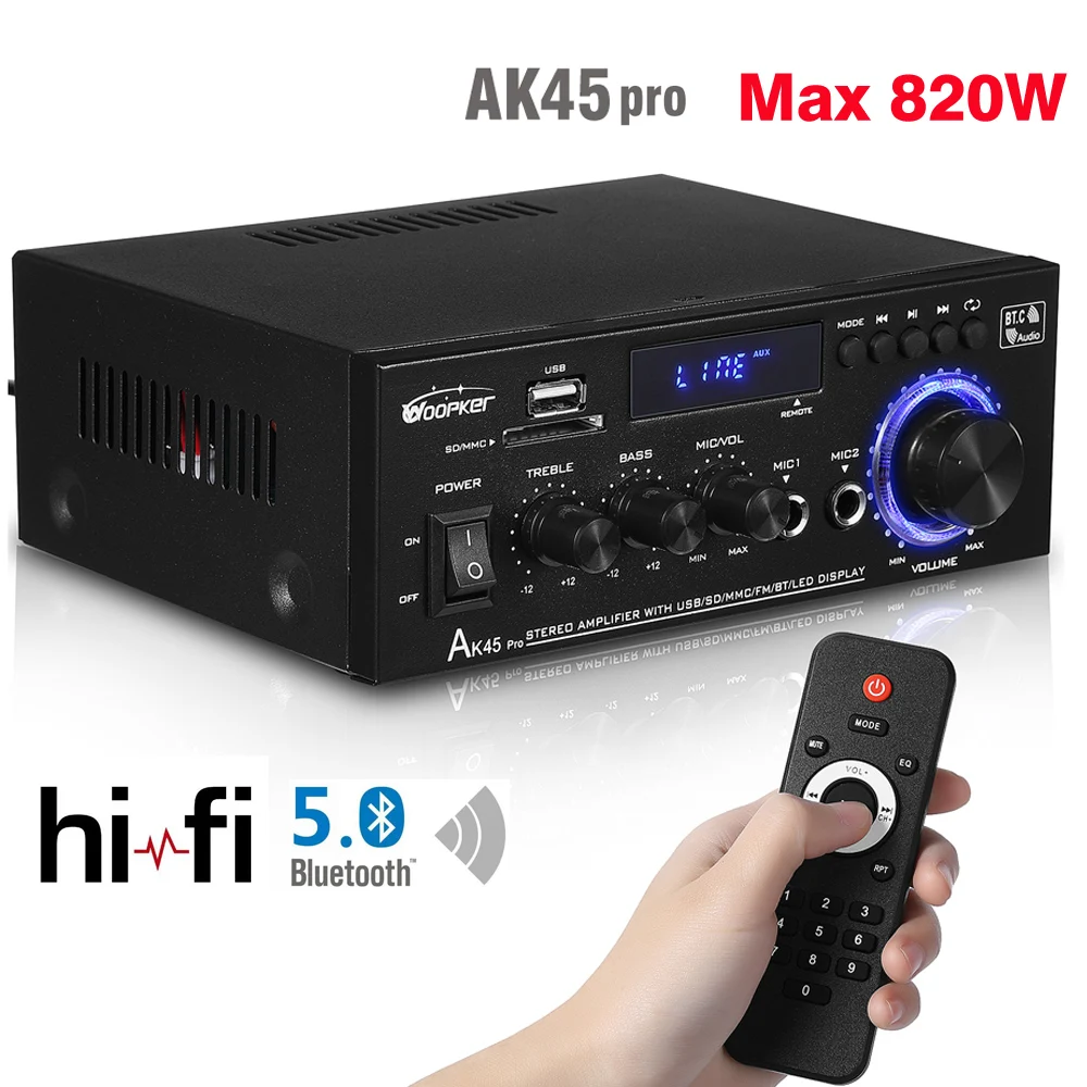 Speaker-AK45-PRO-New-12V-220V-110V-HiFi-Digital-Amplifier-Max-Power ...