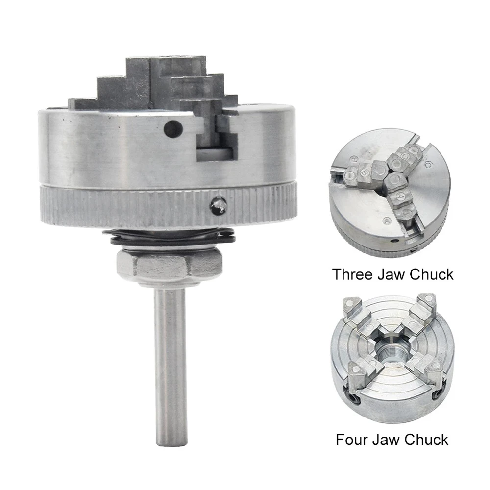 Zinc-Alloy-4-Jaw-3-jaw-Chuck-Connecting-Rod-Self-Centering-Wood-Turning ...