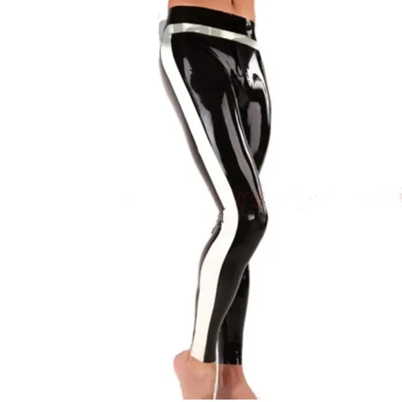 Handmade Men Black Latex Pants Leggings Rubber Trousers Customized Male ...