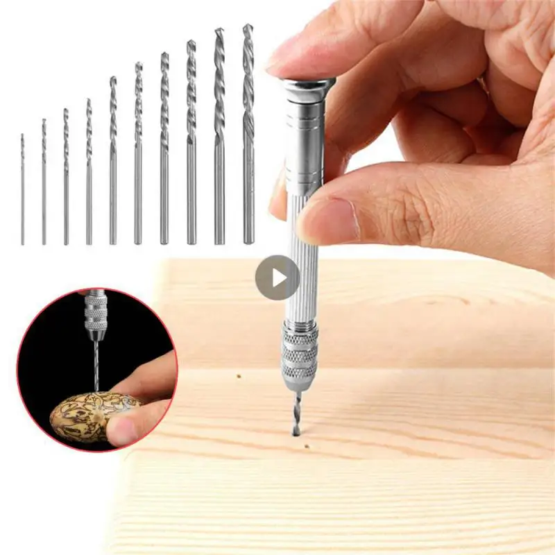 0.5-3.0mm Mini Hole Drill Rotary Manual Drilling Chuck Clamp Jewelry ...