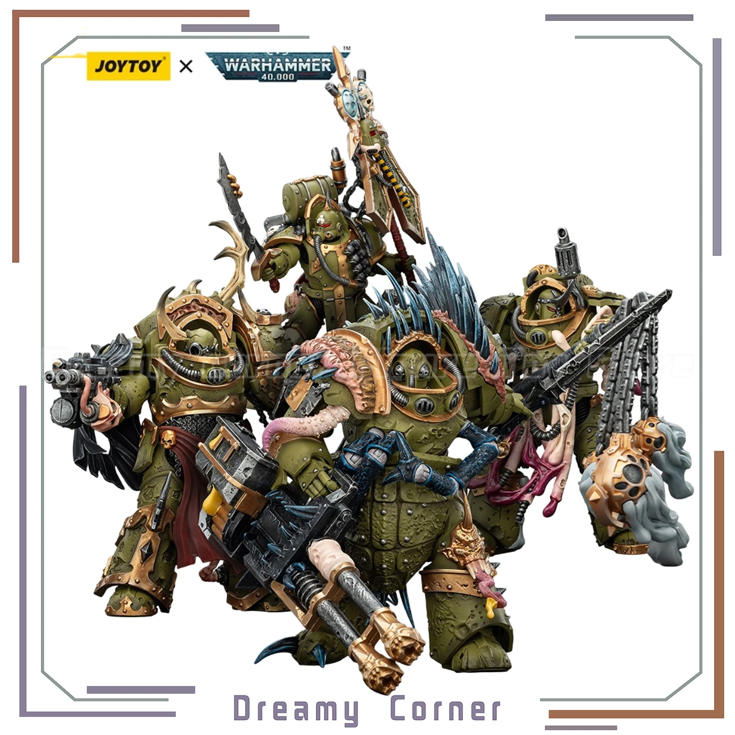 【In Stock】JOYTOY Warhammer 40K Death Guard Blightlord Terminator Plague ...