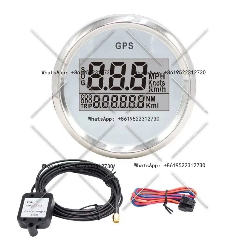 52mm 2 1/16 Inch Waterproof 2'' Racing Car Boat Motorcycle Digital SOG ...