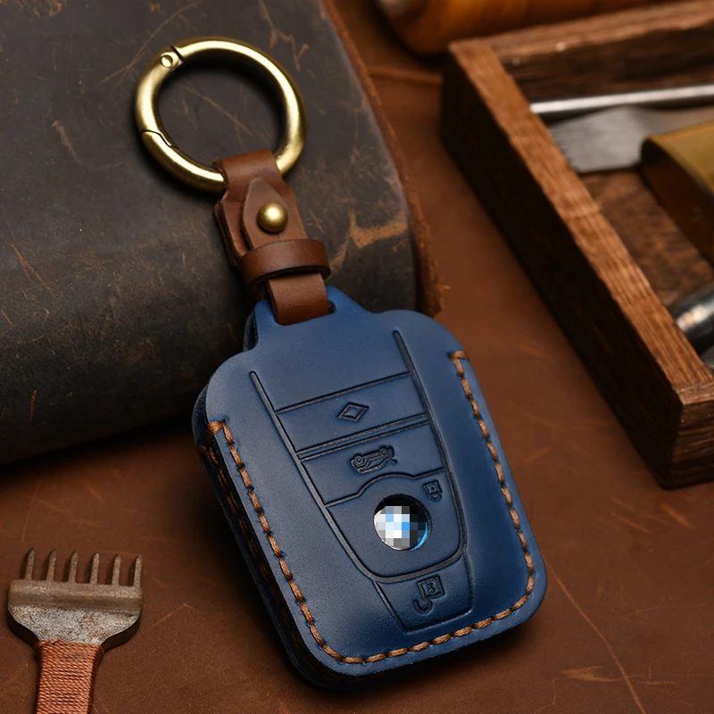 Suitable for BMW i3 key cover i8 new energy remote control car leather ...