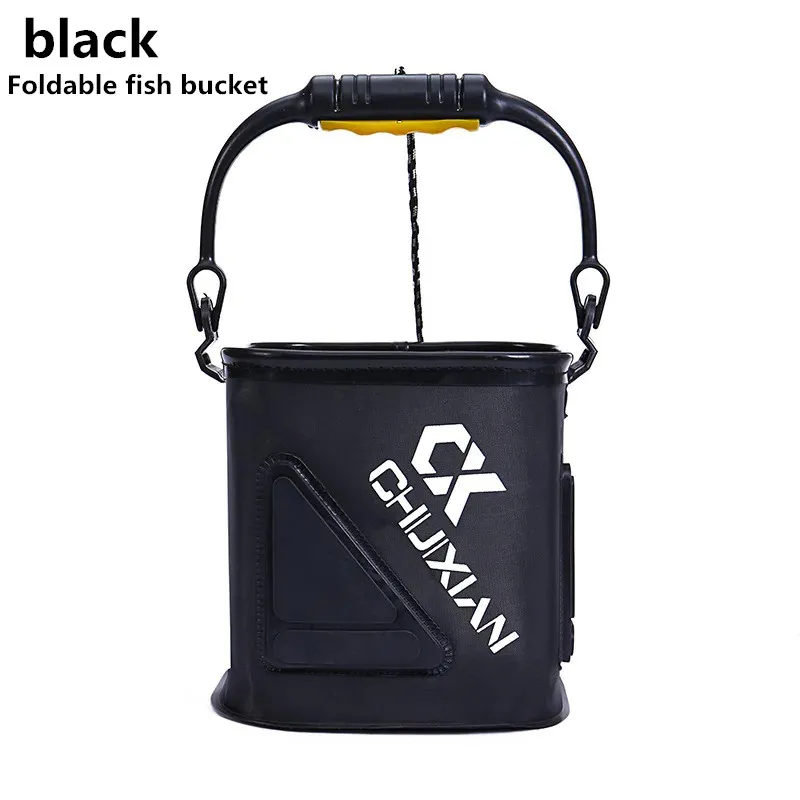 Outdoor-fishing-bucket-foldable-EVA-thick-live-fish-bucket-bait-bucket ...