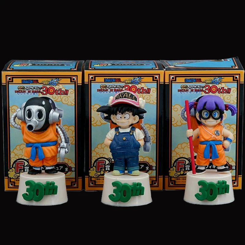 Anime Dragon Ball Doll 9cm Toriyama Akira Arale Action Figure Son Goku ...