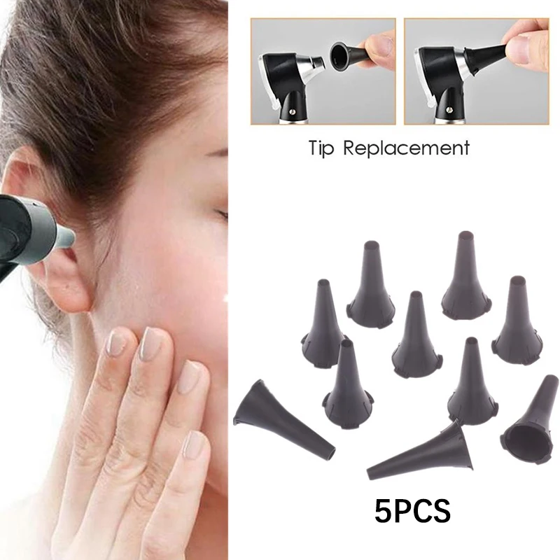 5PCS-Medical-Reusable-Otoscopio-Non-Disposabe-Speculum-Otoscope-Tip ...