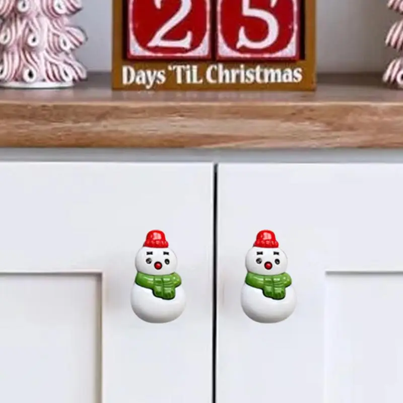 Christmas-Knob-Covers-Christmas-Snowman-Kitchen-Cabinet-Knob-Covers-Decorative-Cabinet-Pull ...