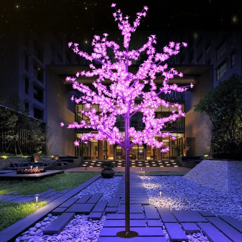 LED waterproof outdoor landscape Garden Peach Tree lights simulation 1 ...