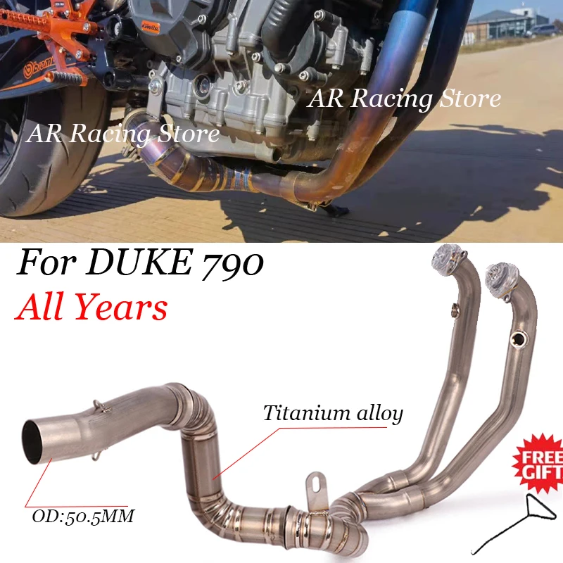 Slip On For Duke790 Duke 790 Modifed Titanium Alloy Motorcycle Exhaust ...