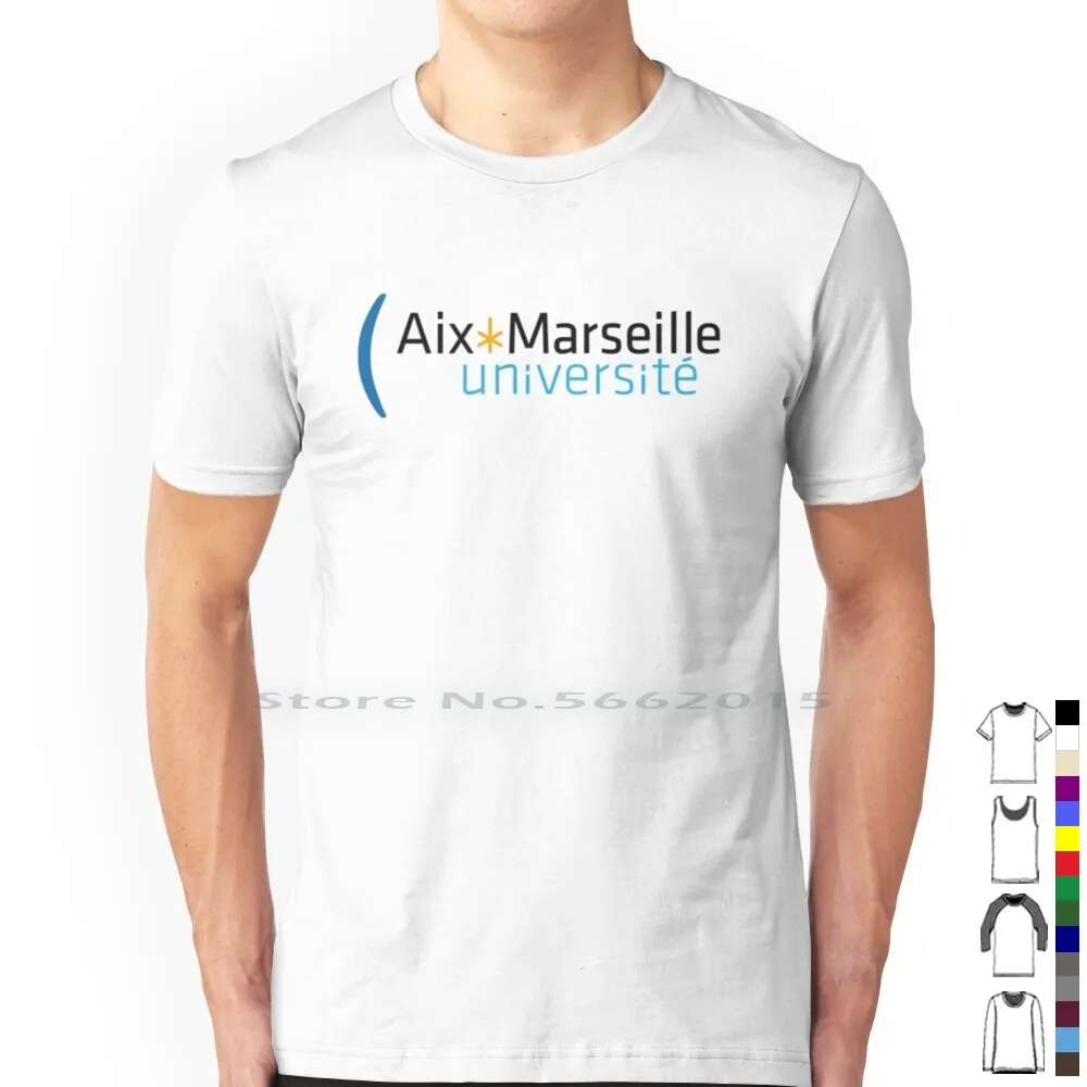 Aix-Marseille-University-T-Shirt-100-Cotton-Aix-Marseille-University ...