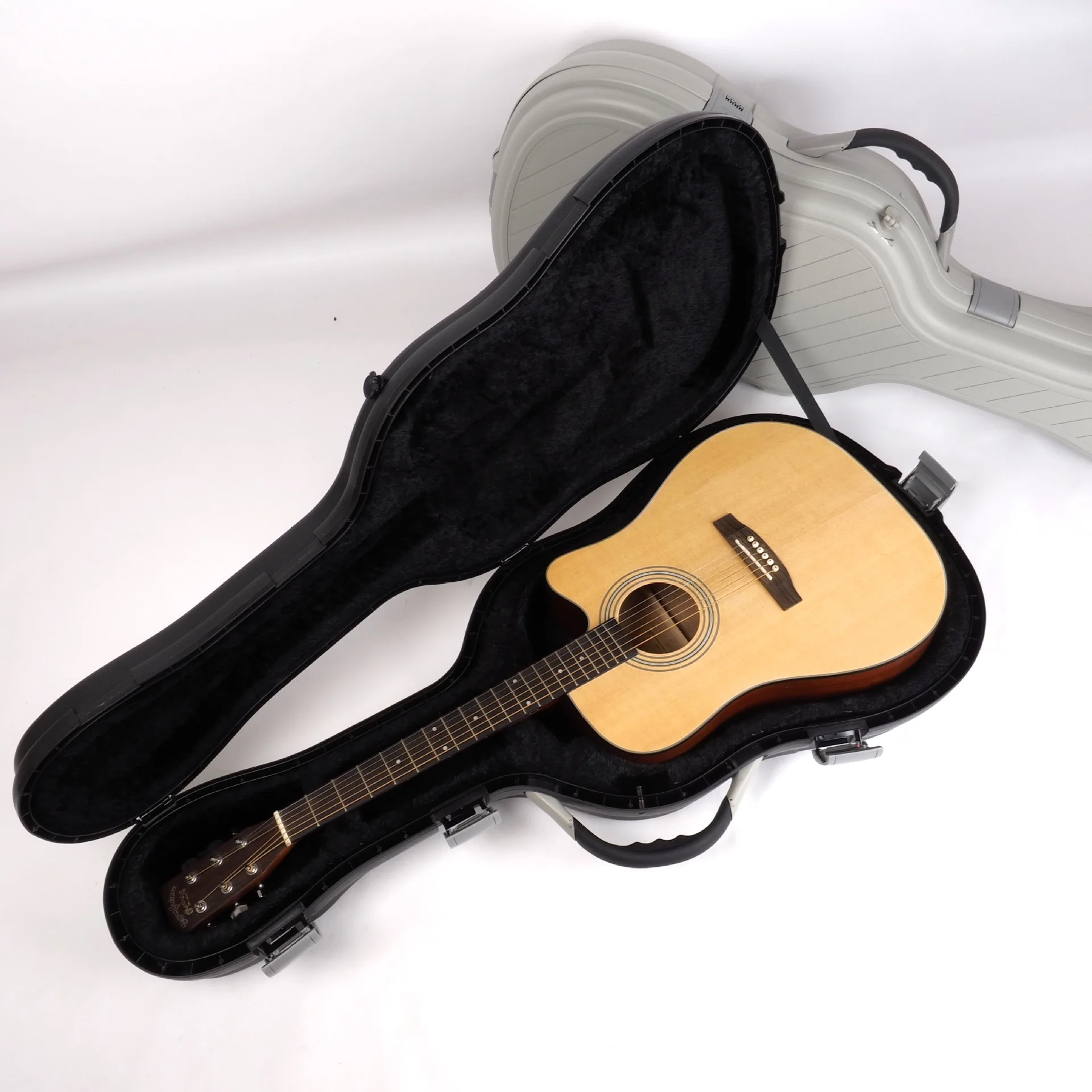 Guitar-Hard-Box-Case-ABS-Electric-Acoustic-Classic-Folk-Guitarra-Bag ...