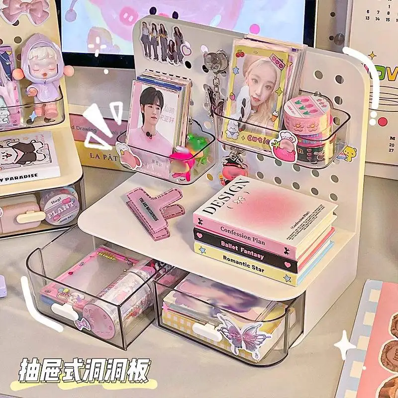 Kpop Photocard Display Shelf Multiple Types Small Card Storage Box 3 ...