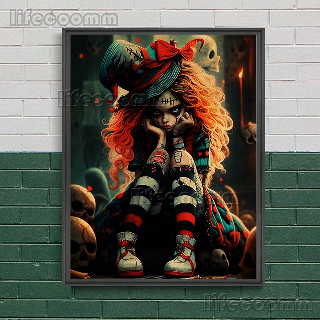 Creepy Clown Painting