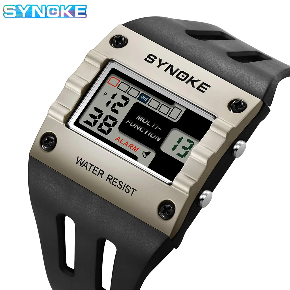 SYNOKE Digital Watch Watch Outdoor New Color Trend Men Sports ...