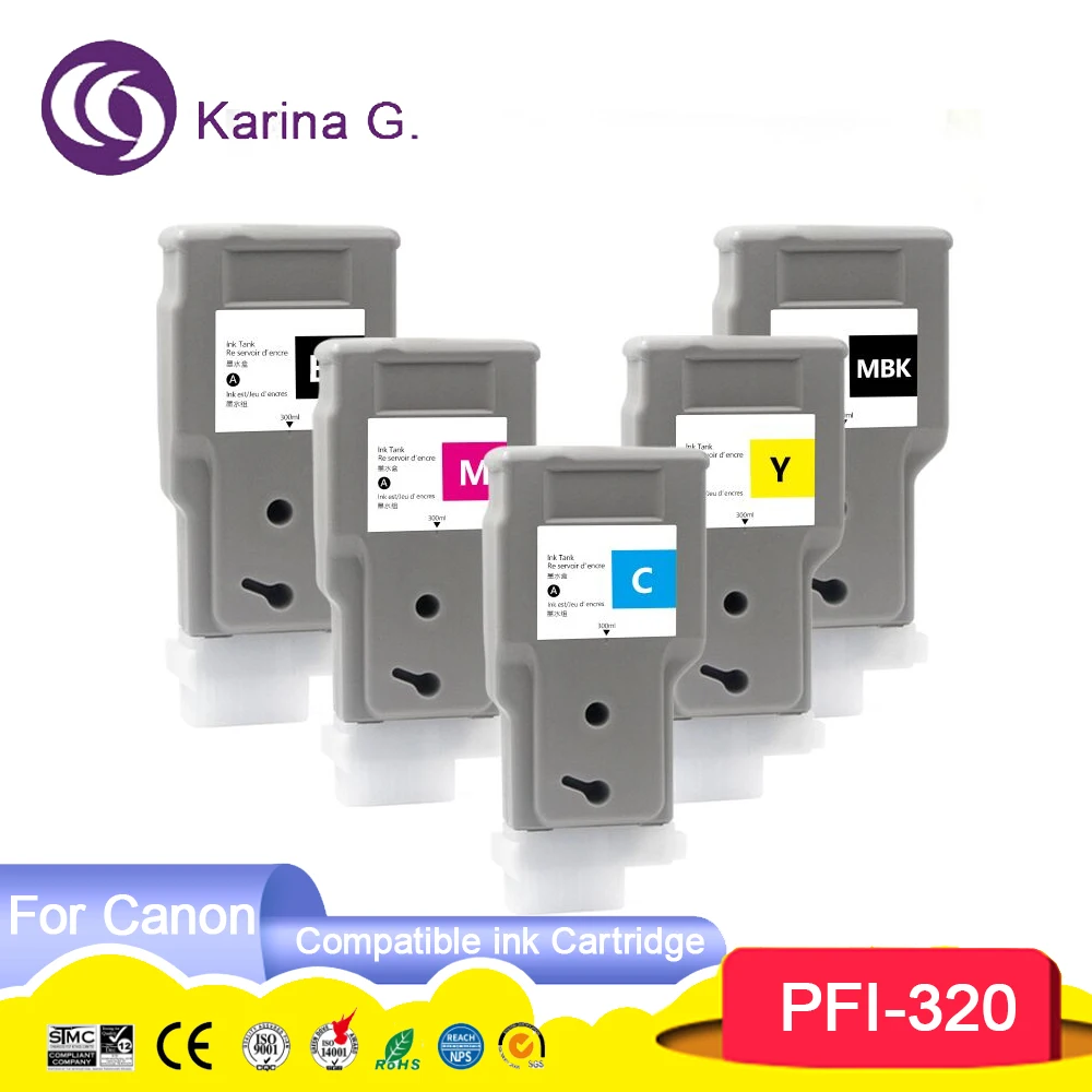 Cartucho-de-tinta-compat-vel-com-cor-Premium-PFI320-PFI-320-apto-para ...