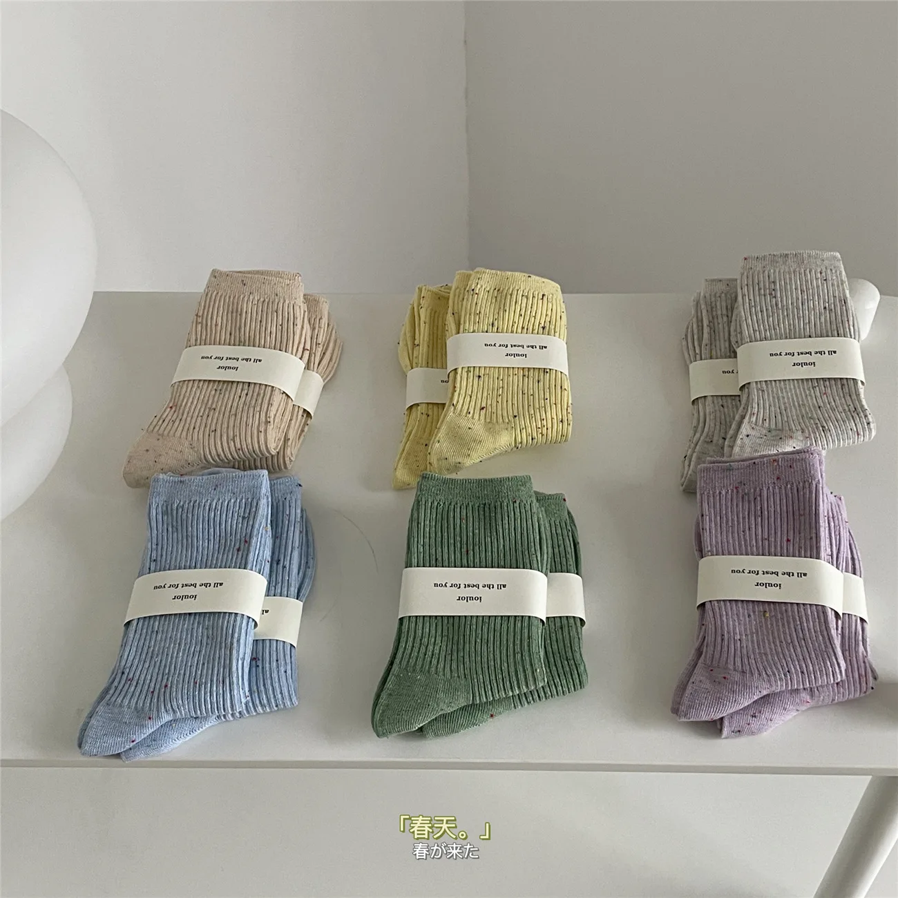 Japanese-Korean-Fashion-High-School-Girls-High-Socks-Solid-Color-White ...