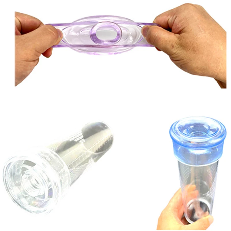 Accesorios de cubierta de manga para bomba de pene, cilindro de 6,5 cm ...