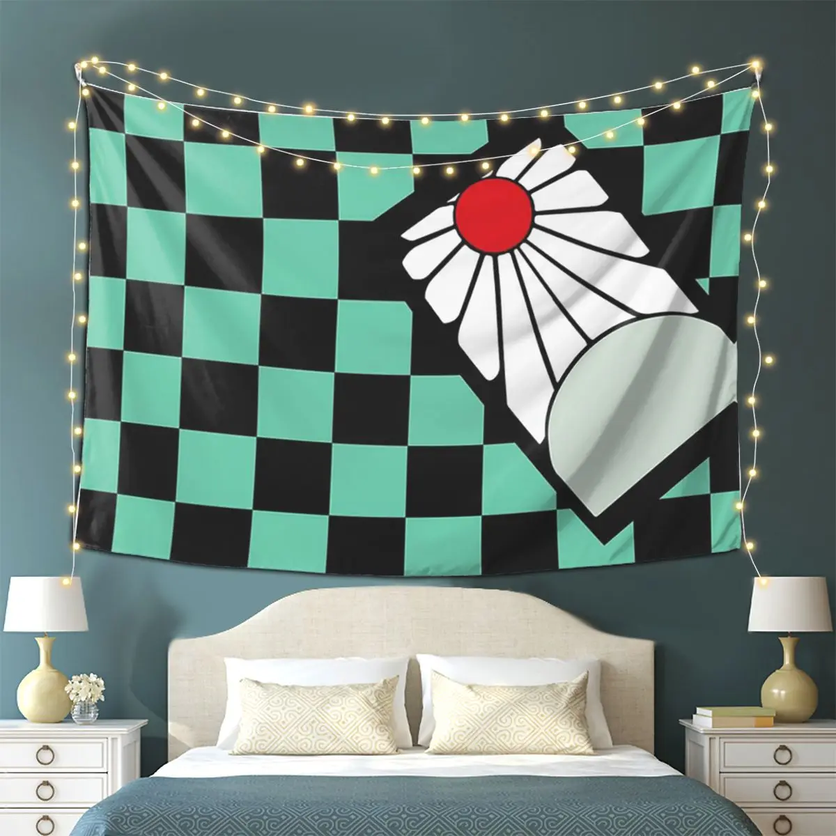 Demon Slayer Tanjiro Kamado Tapestry Wall Hanging Aesthetic Home Decor ...