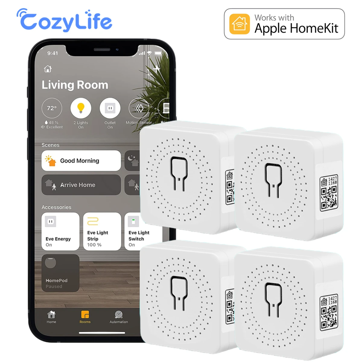 CozyLife In-wall Relay Switch Work With Apple HomeKit Alexa SmartThings ...
