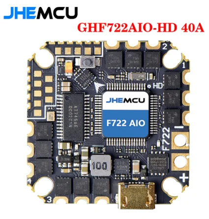 JHEMCU-GHF722AIO-HD-40A-Baro-OSD-BlackBox-5V-BEC-F722-Flight-Controller ...
