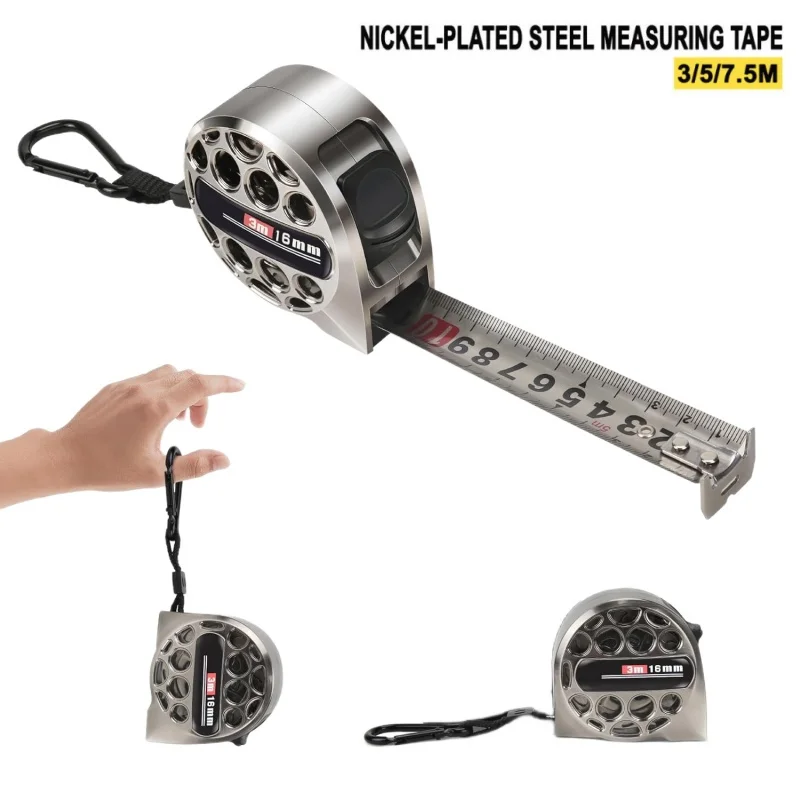 3-5-7-5M-Metric-Tape-Measure-New-Hollow-Out-Stainless-Steel-Anti ...