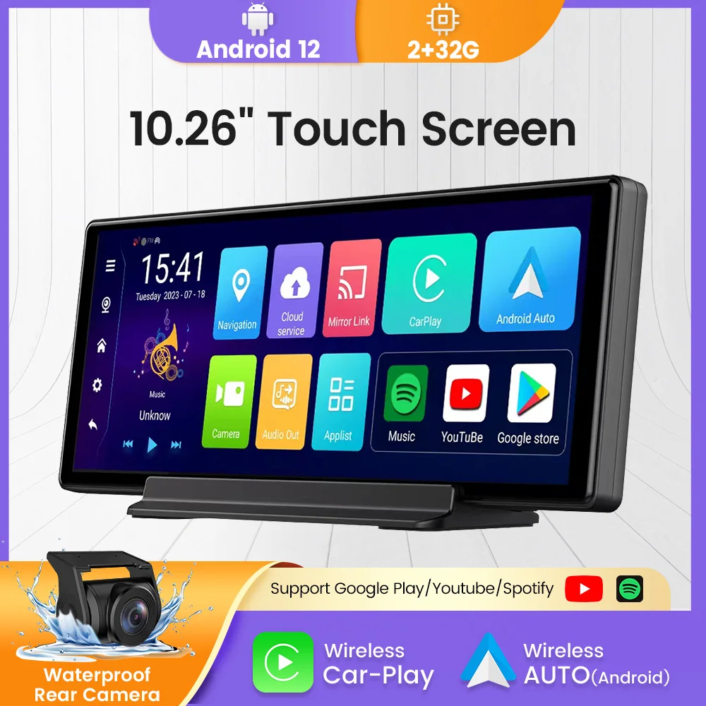 10-26inch-Touch-Screen-Monitor-Car-DVR-Dash-Cam-ADAS-GPS-Navigation ...